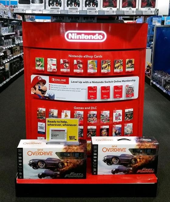 Those physical Switch game and dlc cards that Best Buy sells... where ...