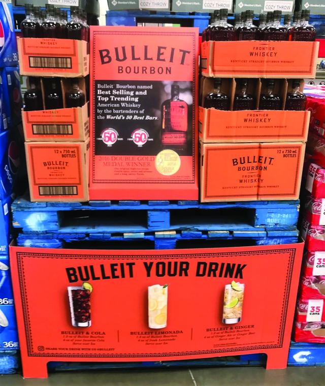 Bulleit Pallet Display | Consumer Goods Technology