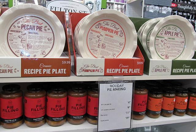Recipe Pie Plate Display | Consumer Goods Technology