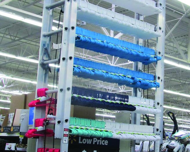 Plastic Hangers Extension Ladders | Path to Purchase IQ