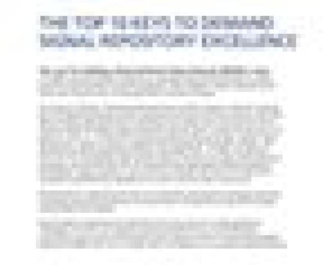 The Top 10 Keys to Demand Signal Repository Excellence | White Papers ...