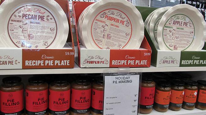 Recipe Pie Plate Display | Consumer Goods Technology